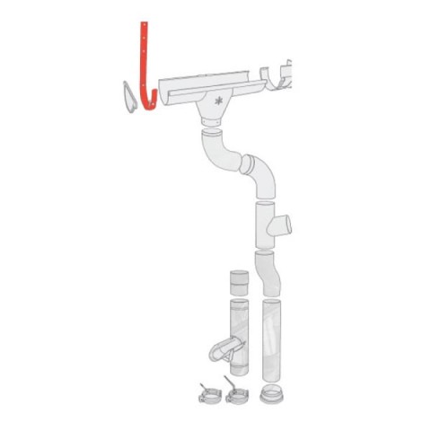 Half Round Gutter Bracket | Fascia Rafter