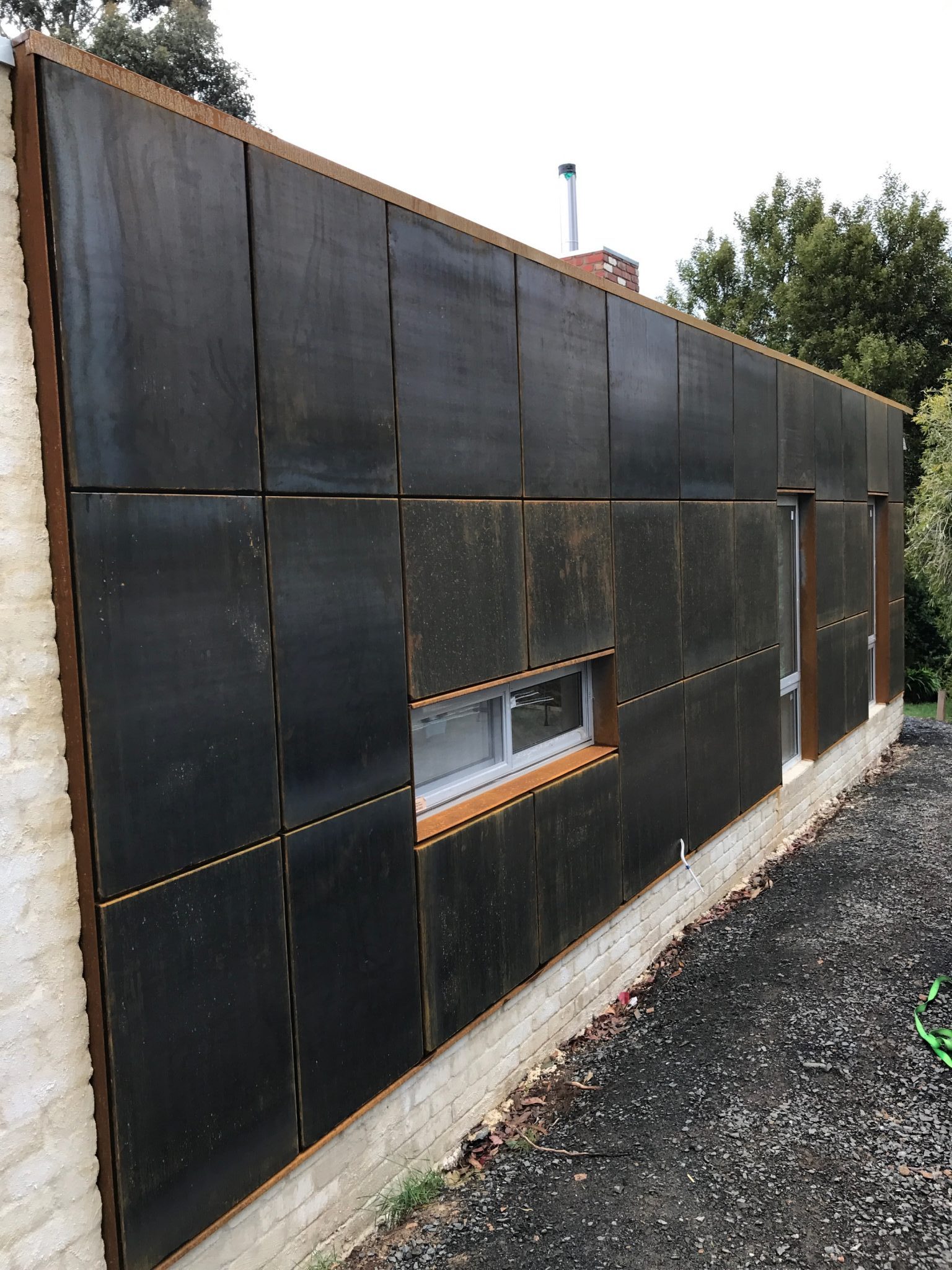 Corten Cassette Panel Cladding - Architectural Panel Systems